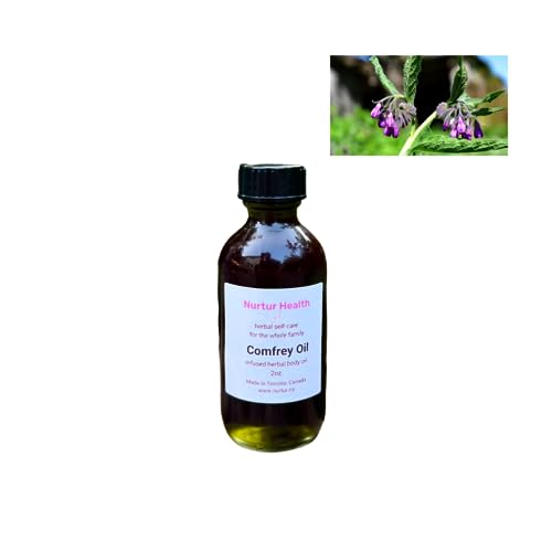 Comfrey Herbal Oil - Comfrey Leaf Infused Oil, Symphytum officinale ...