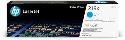 HP 219X High Yield Cyan Original LaserJet Toner Cartridge : Amazon.co ...