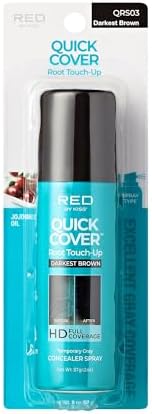 Amazon.com: Red by Kiss Quick Cover Root Touch-Up Spray, Waterproof ...