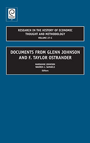 Ebook – Documents from Glenn Johnson and F. Taylor Ostrander (Research ...
