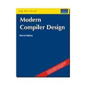 Modern Compiler Design by David Galles