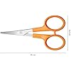 Fiskars 1000813 Manicure Scissors, Curved, Scissors Length: 10 cm ...