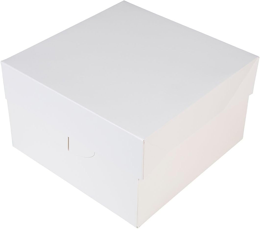 BrandNewCake® Boîte à Gâteau en Carton - 25x25x15 cm - Lot de 50 ...