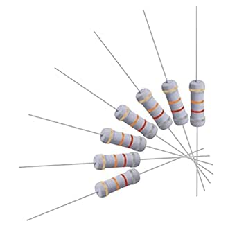 uxcell 50Pcs 82K Ohm Resistor, 1W 5% Tolerance Metal Oxide Film ...