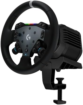 Amazon.com: Logitech G RS50 System, 3-Piece Sim Racing Steering Wheel ...