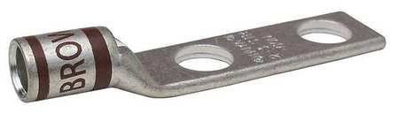 Amazon.com: Two Hole Lug Compression Connector, 2 AWG : Industrial ...