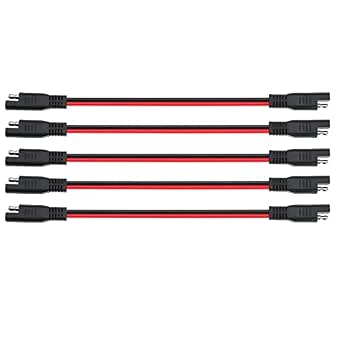 Amazon.com: 14 AWG SAE to SAE Extension Cable 14 Gauge 2-Pin SAE ...