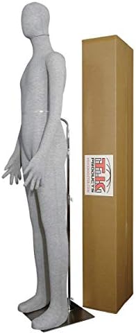 Amazon.com: Male Mannequin, Flexible Posable Bendable Full-Size Soft ...