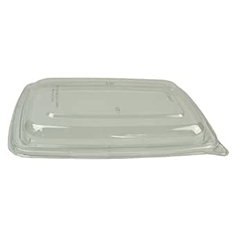 Amazon.com: Sabert Clear Flat lid for Rectangular Pulp Containers ...