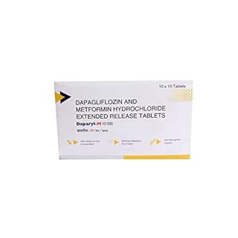 DAPARYL-M 10/500 - Strip of 10 Tablets : Amazon.in: Health & Personal Care