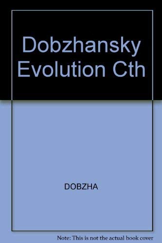 Buy Dobzhansky Evolution Cth Book Online at Low Prices in India ...