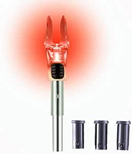 Amazon.com : DEEPOWER X Lighted Nocks for Arrows .204”/.233”/.244”/.246” with ON/Off Switch 4 ...