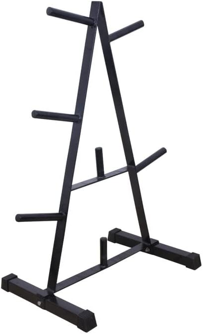 ALLYSON FITNESS 1&2 INCH Weight Plate Stand for Gym & Home Gym Weight ...