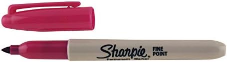 Amazon.com : Sharpie Fine Point Permanent Marker Electric Pink 12 Pack ...