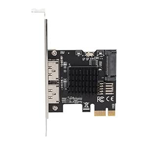 Amazon.in: Buy PCIE to Power E Expansion Card 2 Port 6.0Gbps Plug and ...