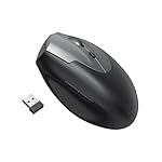 amazon basics Vertical Ergonomic Wireless Mouse – 6 Buttons, Adjustable ...