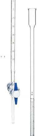 Borosilicate Glass Micro Burette 2ml – Single Bore Laboratory Burette ...