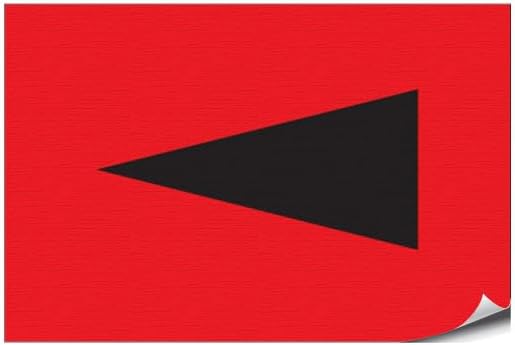 Inspection Arrow Labels - Vinyl/Nylon Cloth 3.18mm x 4.83mm Labels ...