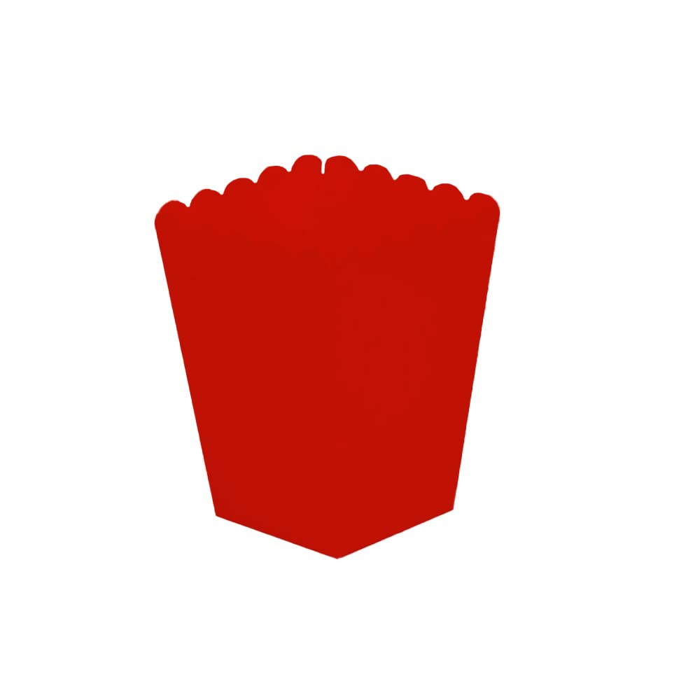 Buy Festiko® 10 Pcs Red Popcorn Boxes, Popcorn Boxes for Kids Party ...