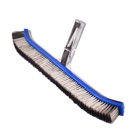 18 inches Algae Pool Brush Head Strong 18" Aluminum Handle Swimming ...