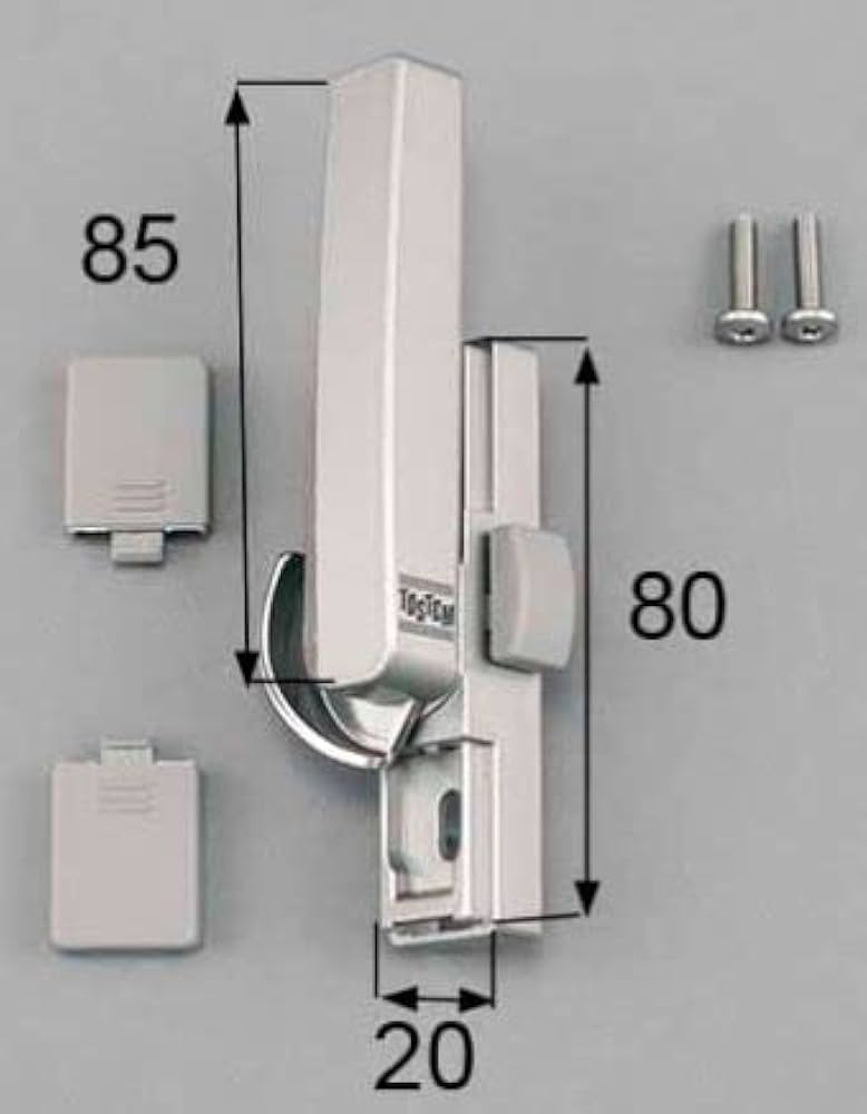 ミズタニ YKK（小）右用 クレセント錠 KC-12右 - 建具金物