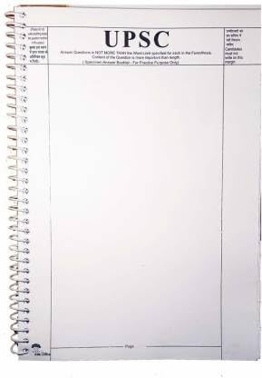 upsc spiral notebook 200 pages (pack of 4) : Amazon.in: Office Products