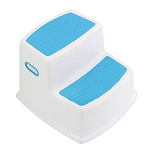 Sisliya Double Step Stool for Kids, Non-Slip 2 Step Stool for Toddlers ...