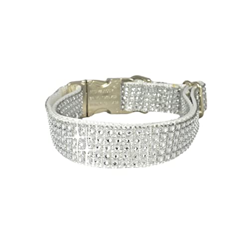 Amazon.com: Fancy Rhinestone Dog Collar and Leash Set Handmade in USA ...