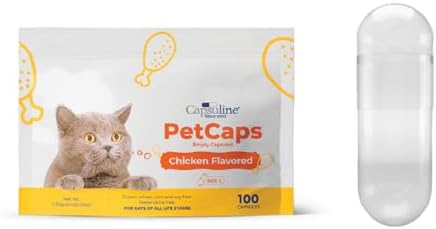 Amazon.com: Capsuline PetCaps Size 3 Empty Gelatin Capsules for Cats of ...