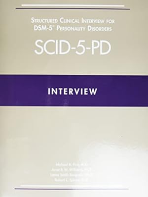 Structured Clinical Interview for Dsm-5 Disorders (Scid-5-cv): Clinician Version (Pack of 5 ...
