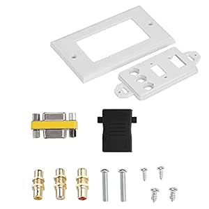 Multimedia Outlet Panel, Outlet Socket, 3-in-1 Multi-level Protection ...