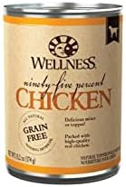 Wellness 95% Chicken Dog Food, 13.2 OZ: Canned Wet Pet Food: Pet ...
