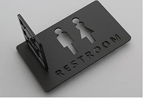 SIGNOOGLE Restroom Acrylic Laminated Sign Board Plate Display Office ...