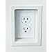 FastCap Electrical Trim Ring Cover for single outlets in white ...
