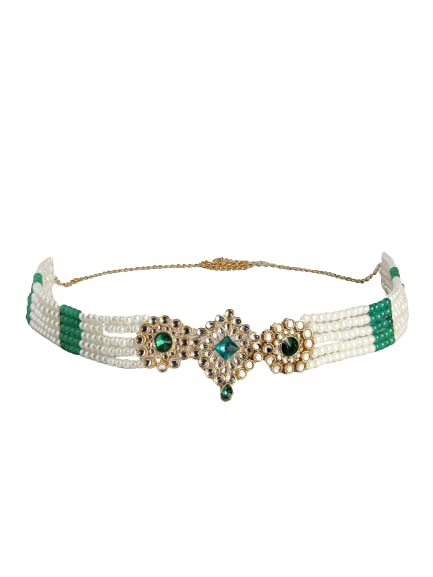 Buy I Jewels 18K Gold Plated Traditional Ethnic Kundan And Stone ...