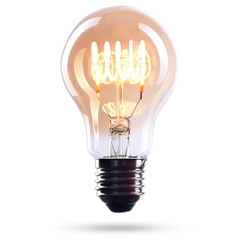 CROWN LED Vintage Decorative Light Bulbs, Warm White Color, E27, Energy ...
