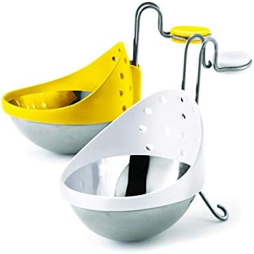 Amazon.com: Cuisipro Stainless Steel Egg Poacher, Set of 2: Home & Kitchen