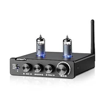 AIYIMA T1 PRO - Preamplificador de tubo de aspiradora para el hogar con RCA/Bluetooth y agudos ...
