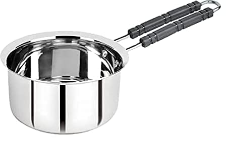 Buy Stainless Steel Sauce Pan, Flat Base Sauce Pan, Tea Pan, Milk Pan ...