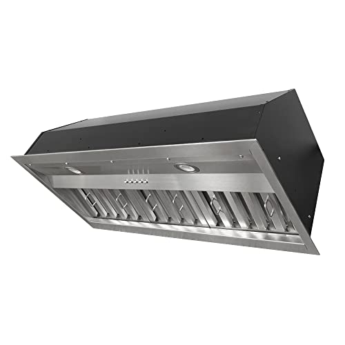KOBE Range Hoods INX2636SQB-700-3 Built-in, Insert, Range, Hood, 3 ...