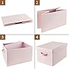 Amazon.com - GRANNY SAYS Closet Storage Bins, Fabric Boxes with Lids ...