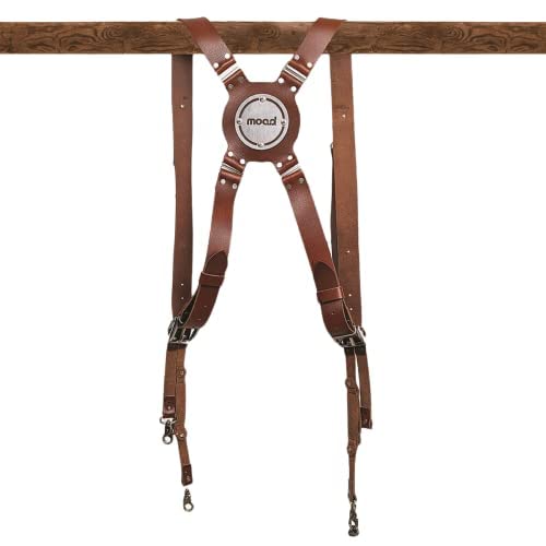 MOAAD – Dual Camera Original Leather Strap/Harness for DSLR/SLR ...