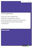 【発売日：2012年06月14日】・製造元:GRIN Verlag