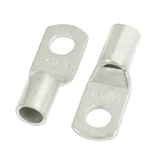 uxcell 5 Pcs SC16-6 Copper Cable Lug Terminal Connector for 6mm Dia ...