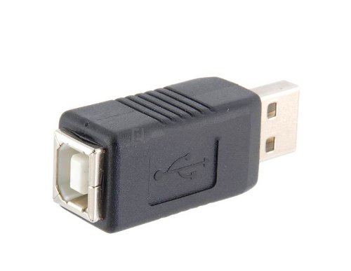 USB A Male Port to B Female Port Adapter (Black) : Amazon.in: Electronics