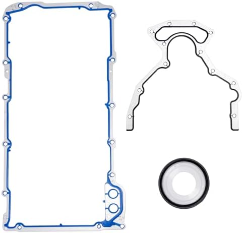 Amazon.com: Oil Pan Gasket & Rear Main Seal Gasket Set,12612350 BS40640 ...