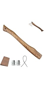 Amazon.com : XQSL Axe Handle Replacement, 17in Hatchet Handle ...