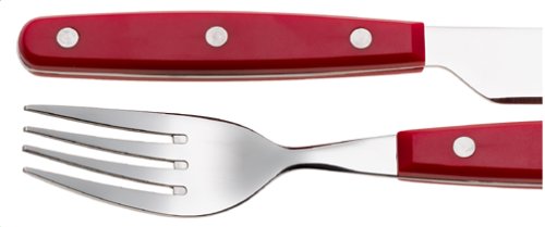 Oneida Red Color Trends 20-Piece Flatware Set, Service for 4 : Amazon ...