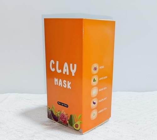 Amazon.com : Premium Natural Mineral-Rich Clay Mask Set: 30 Capsules (3 ...