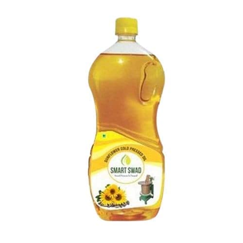 Sunflower cold pressed smart swad oil 1 litre : Amazon.in: Grocery ...
